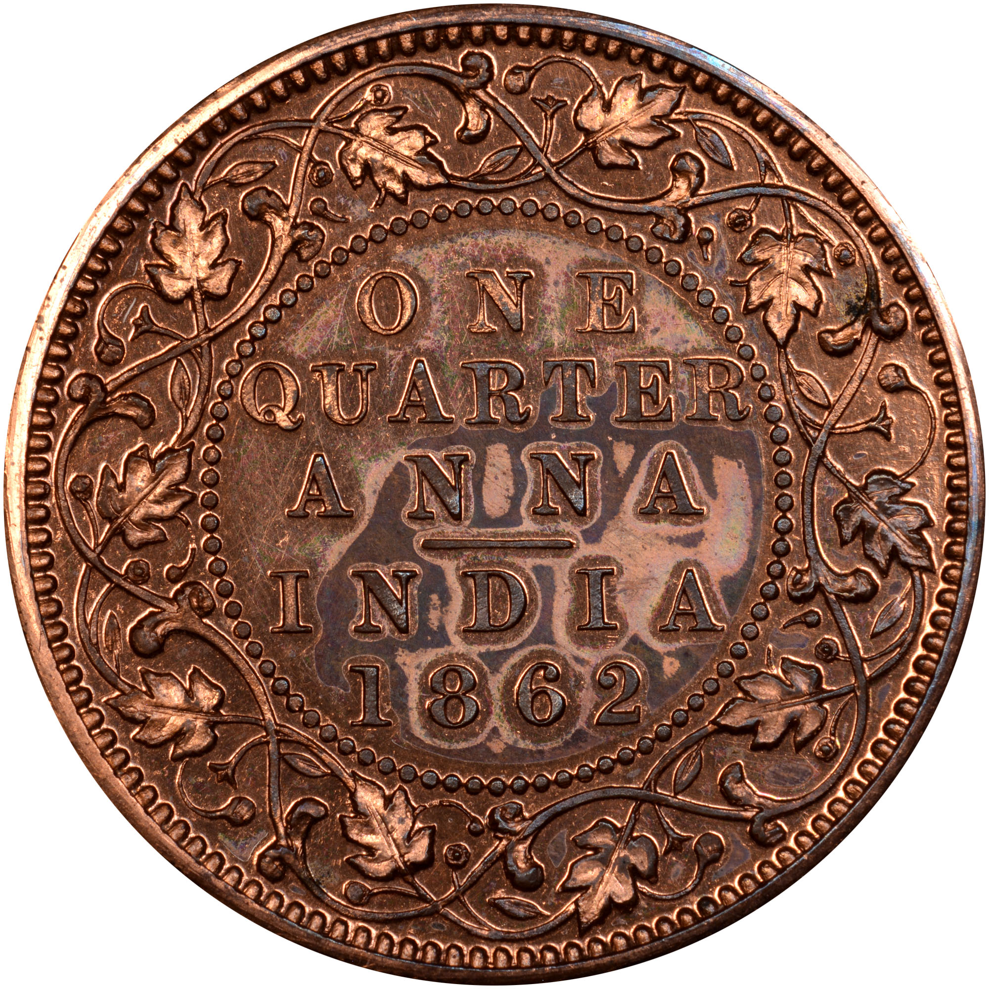 India-British 1/4 Anna KM 467 Prices & Values | NGC