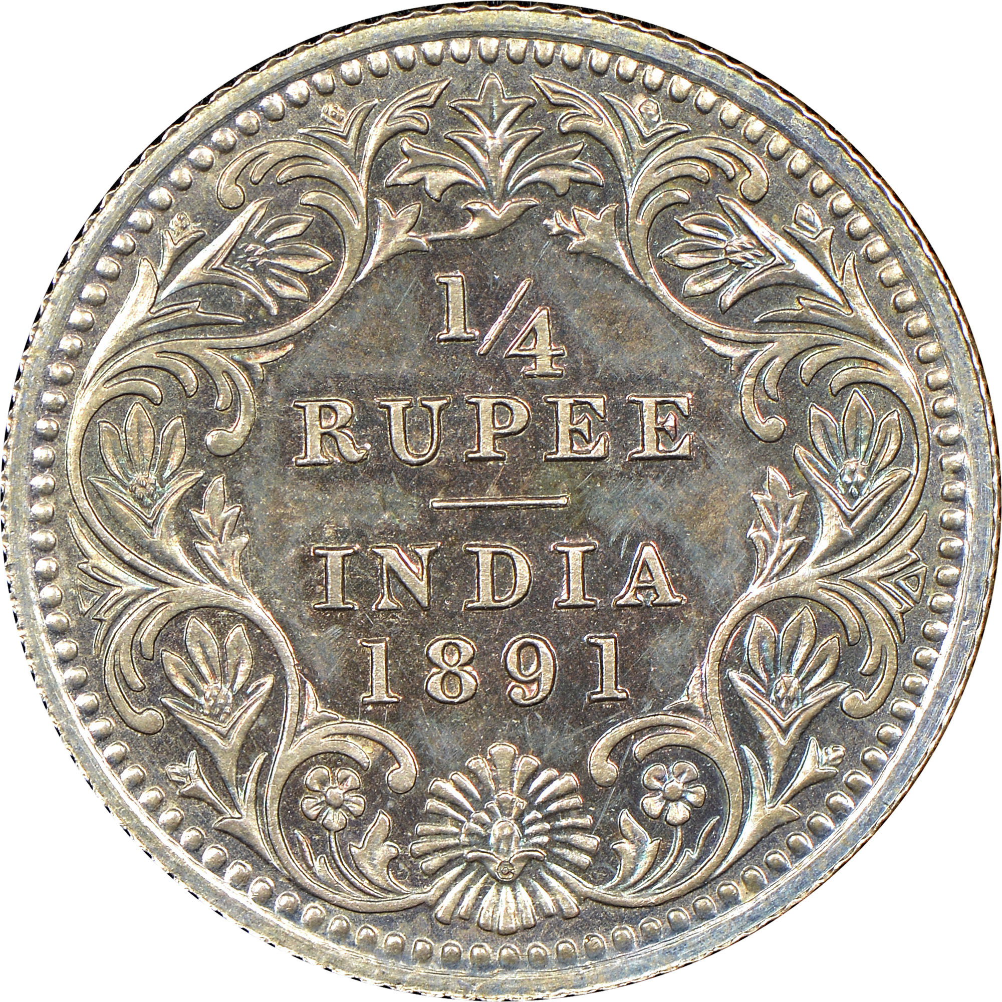 India-British 1/4 Rupee KM 490 Prices & Values | NGC