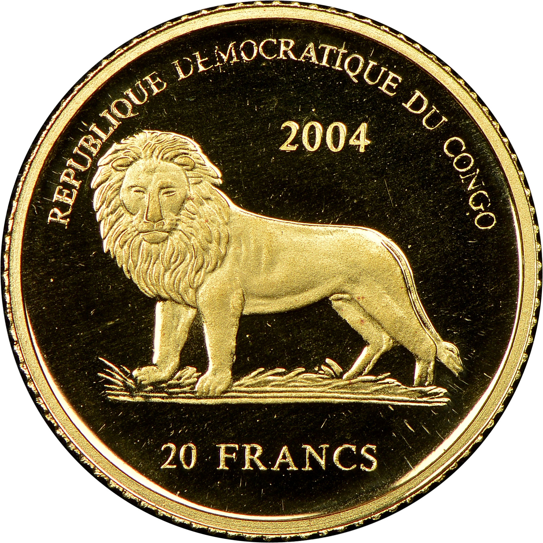 Congo, Democratic Republic 20 Francs KM 144 Prices & Values | NGC