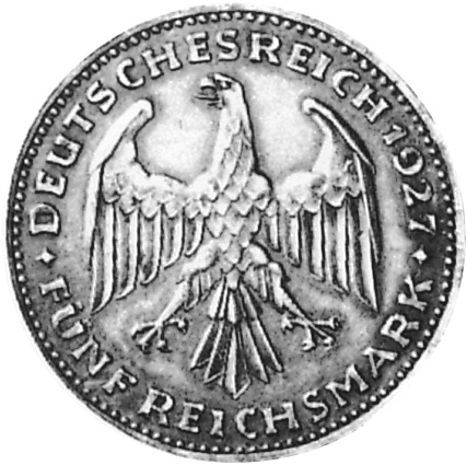 Germany - Weimar Republic 5 Mark X 92 Prices & Values | NGC