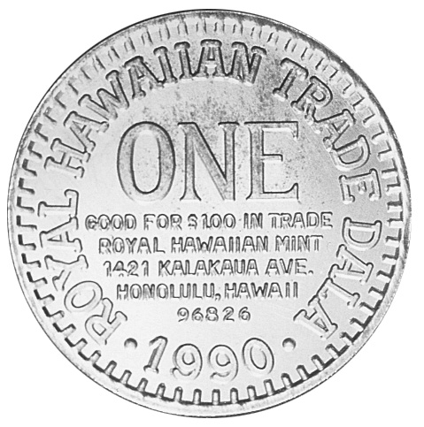 Hawaii Token Trade Dala X Tn1 Prices & Values | NGC