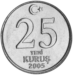 Turkey 25 New Kurus KM 1167 Prices & Values | NGC