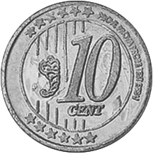 Russian Caucasia CHECHNYA 10 Euro Cent X Pn4 Prices & Values | NGC