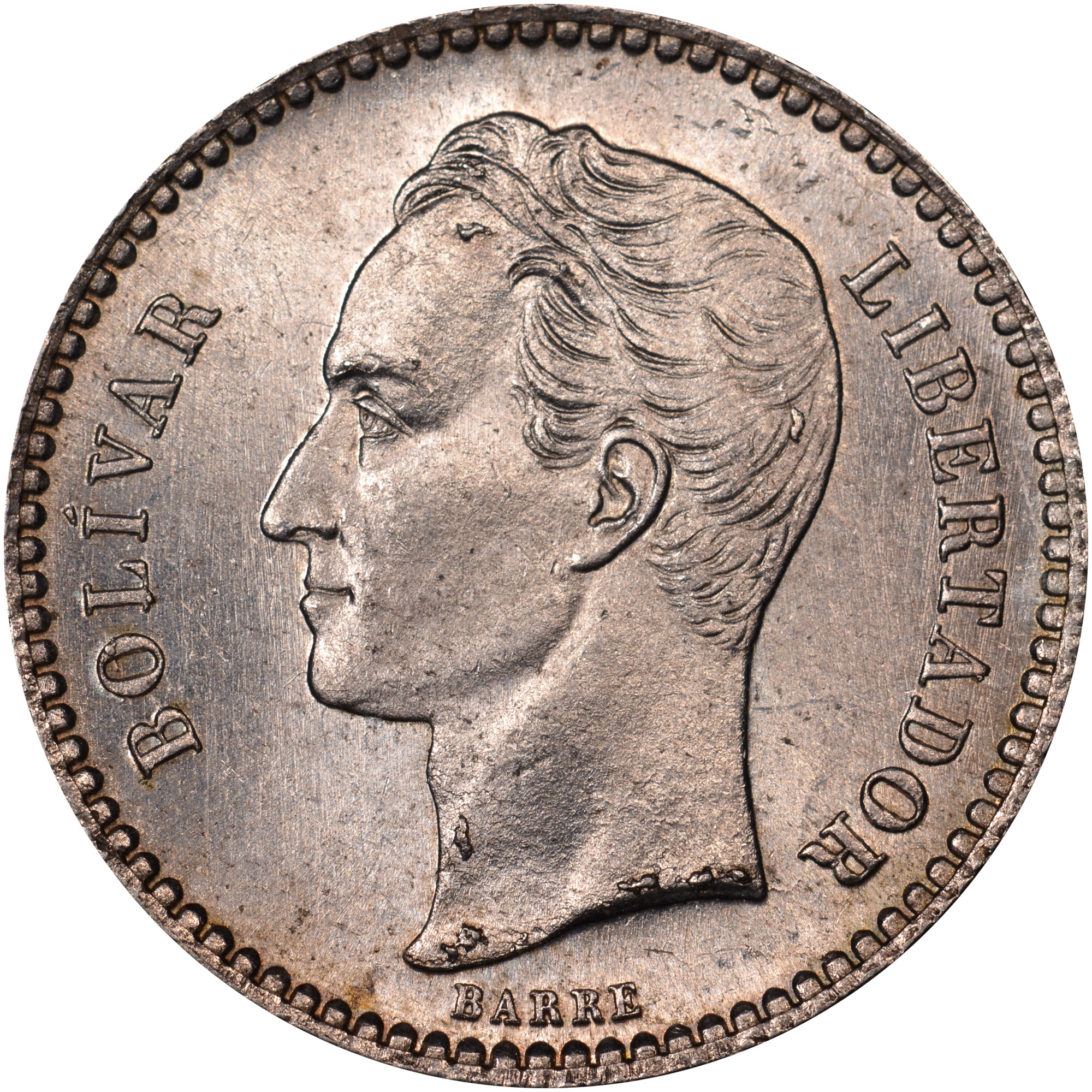 1879-1936 Venezuela Gr 2.500, 1/2 Bolivar Y 21 Prices & Values | NGC