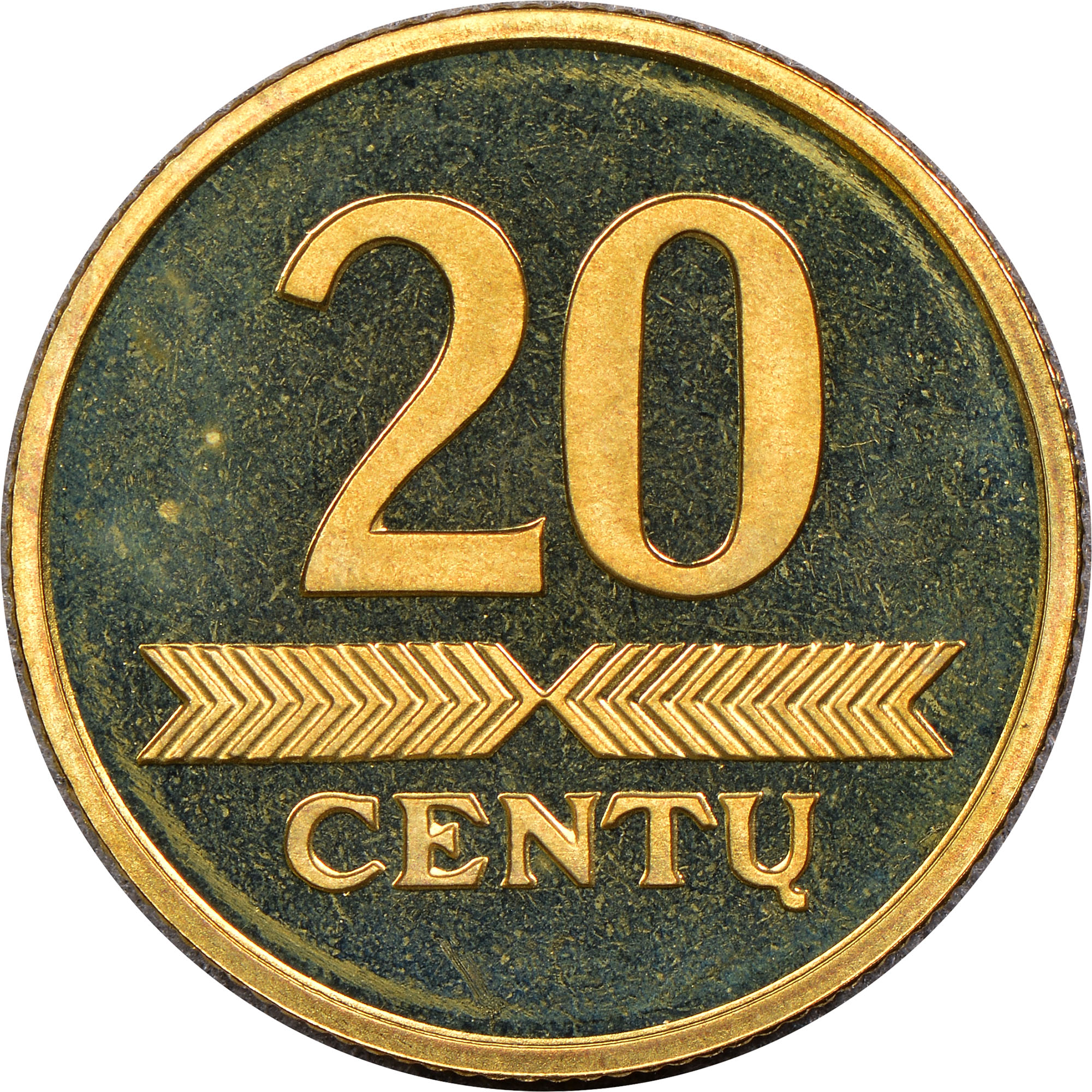 Lithuania 20 Centų KM 107 Prices & Values | NGC