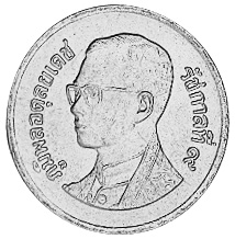 Thailand 50 Satang = 1/2 Baht Y 203 Prices & Values | NGC