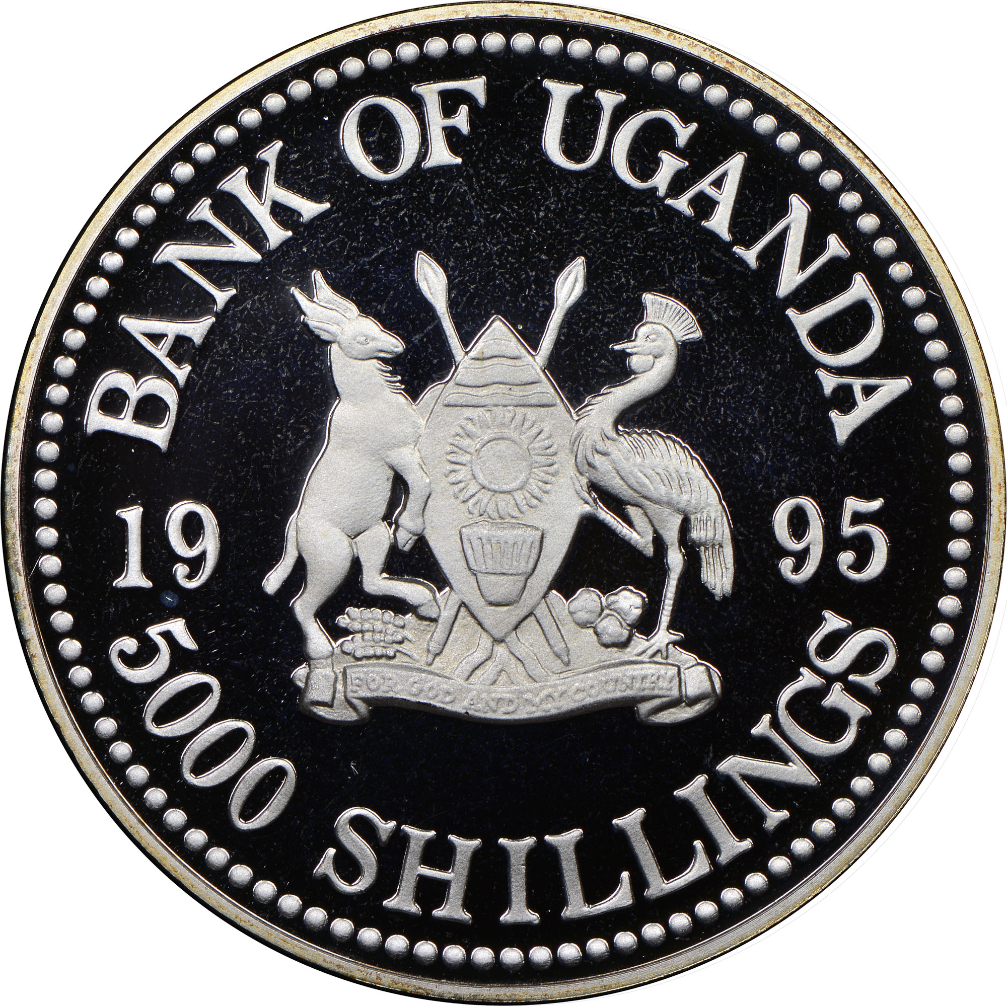 Uganda 5000 Shillings KM 128 Prices & Values | NGC