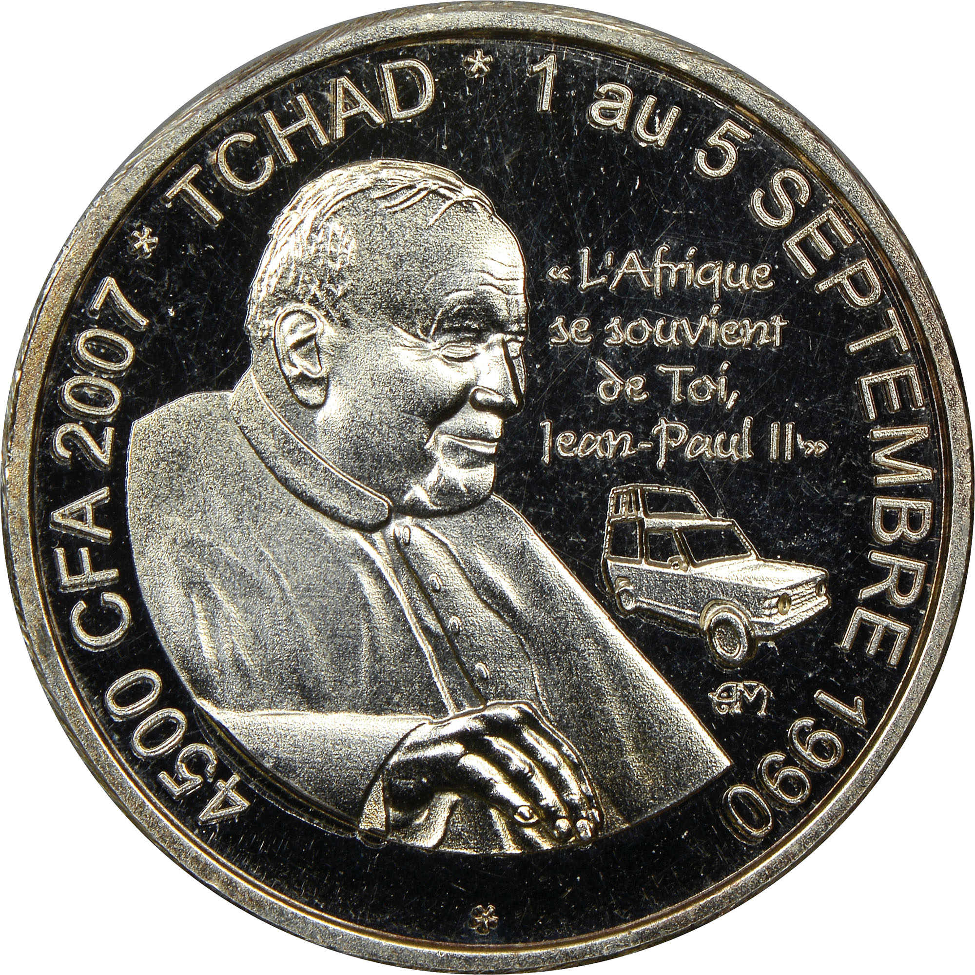 Chad 4500 CFA Francs-3 Africa X 28b Prices & Values | NGC