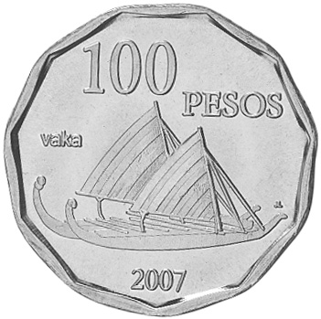 Rapa Nui - Isla De Pascua - Easter Island 100 Pesos X 5 Prices & Value