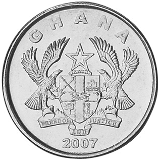 Ghana 50 Pesewas KM 41 Prices & Values | NGC