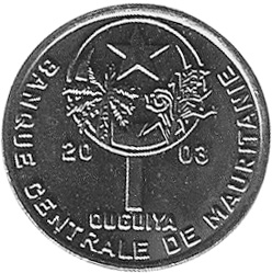 Mauritania Ouguiya KM 6 Prices & Values | NGC