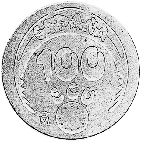 Spain 100 ECU X M27 Prices & Values | NGC