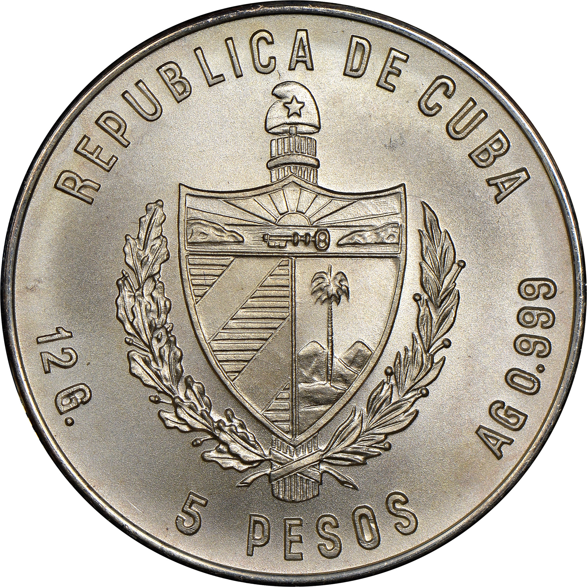 Cuba 5 Pesos KM 75 Prices & Values | NGC