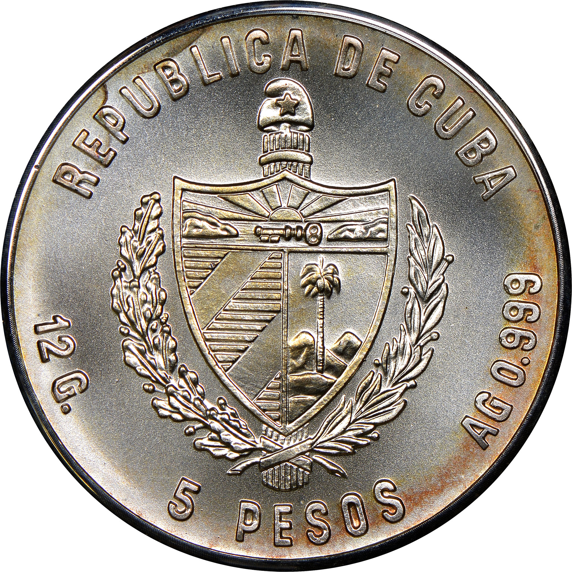 Cuba 5 Pesos KM 100 Prices & Values | NGC