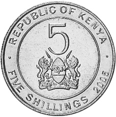 Kenya 5 Shillings KM 37.1 Prices & Values | NGC