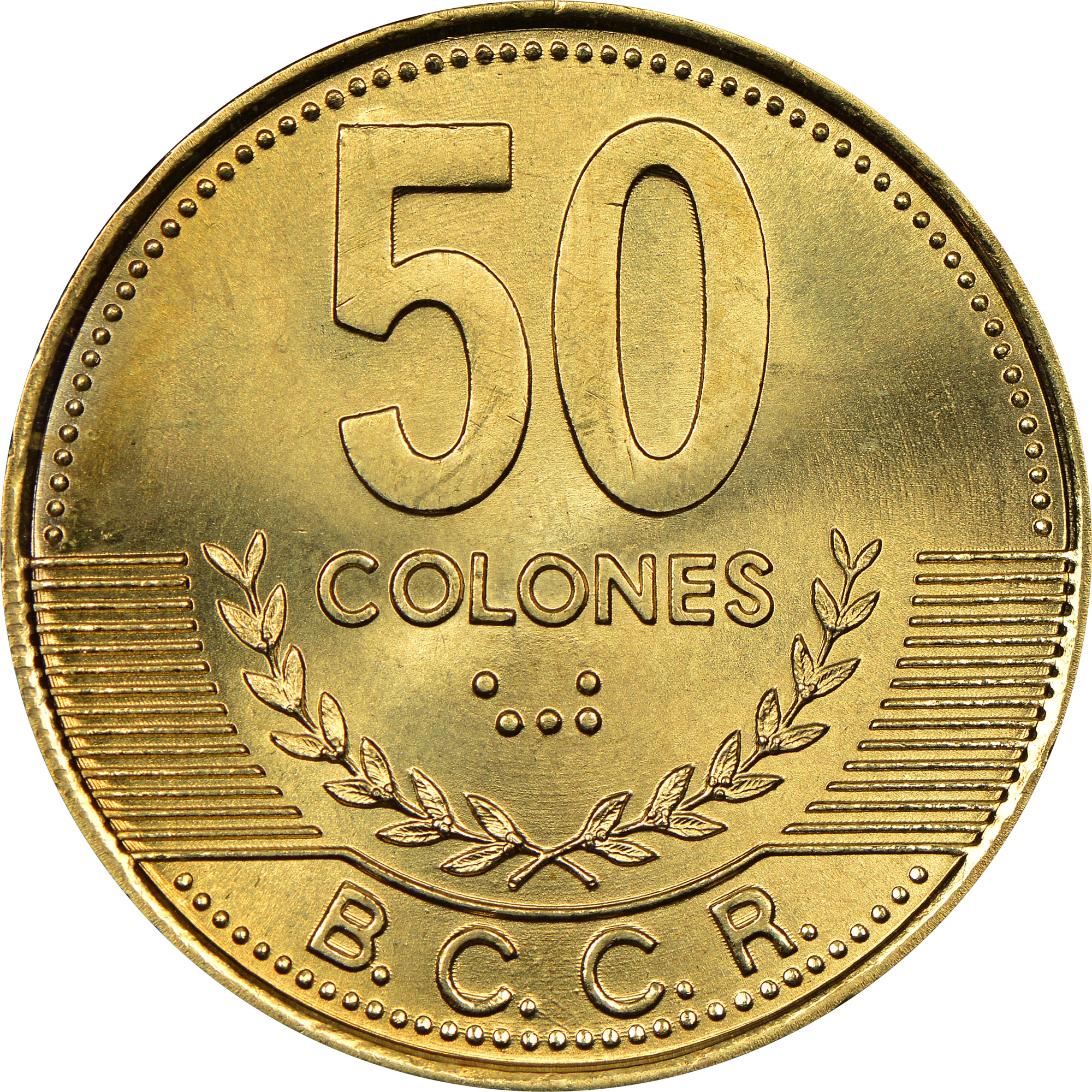Costa Rica 50 Colones KM 231 1a Prices Values NGC Costa Rica 50 Colones KM 231 1a Prices Values NGC