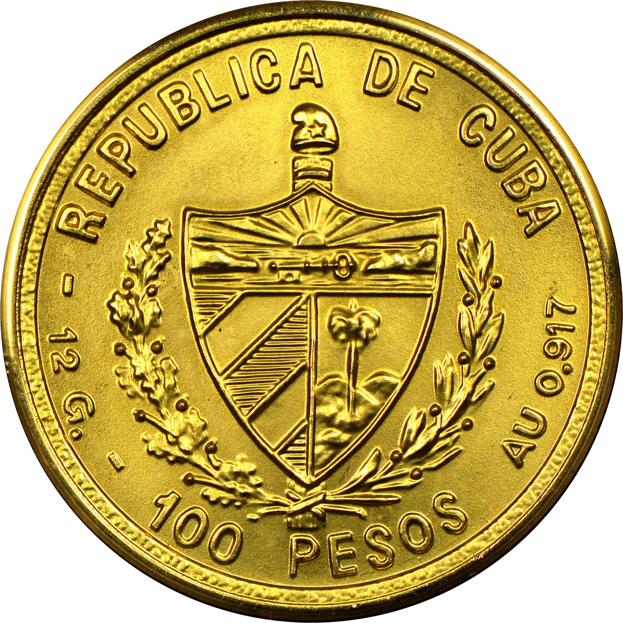 Cuba 100 Pesos KM 45 Prices Values NGC Cuba 100 Pesos KM 45 Prices Values NGC