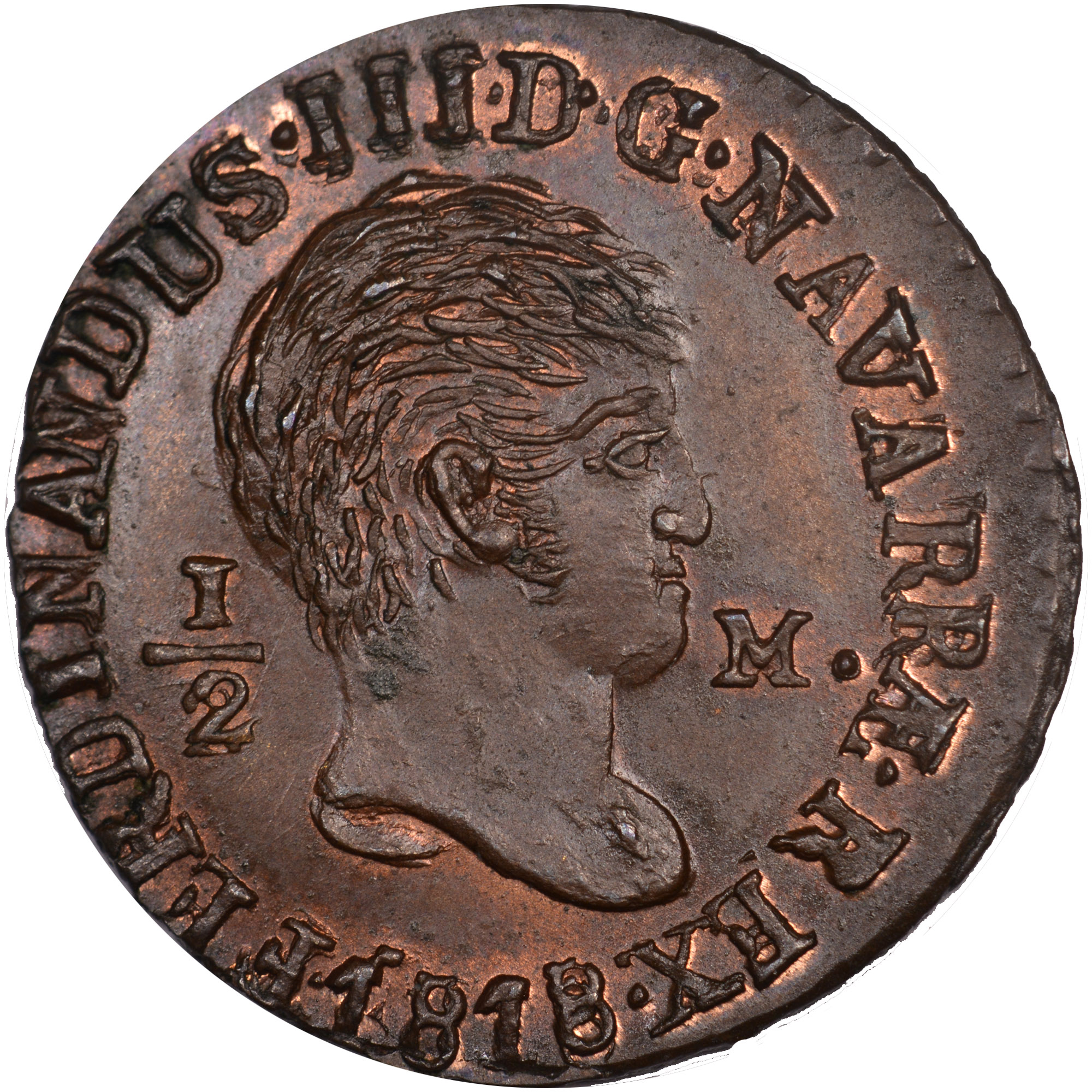 Spain NAVARRE 1/2 Maravedi KM 120 Prices & Values | NGC