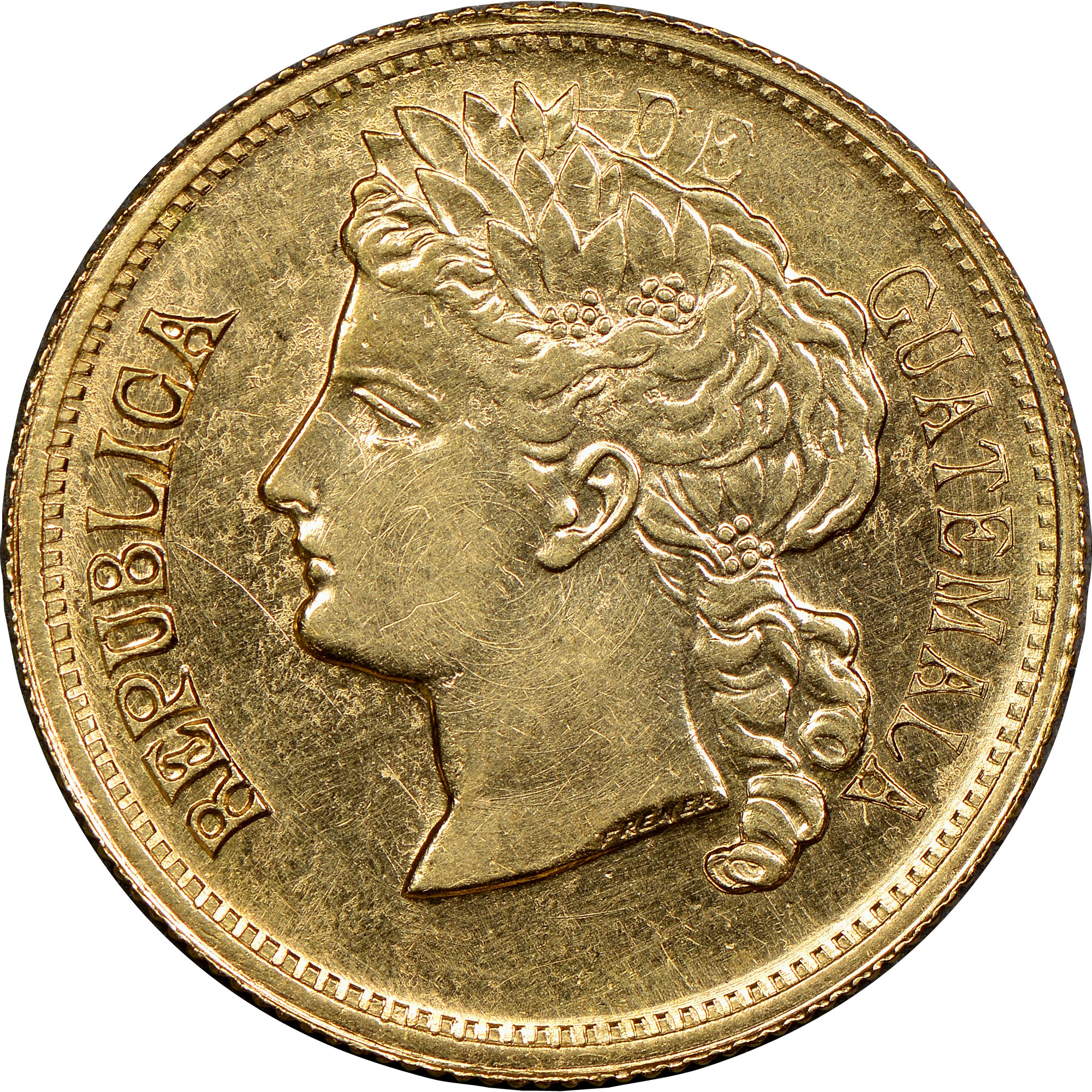 Guatemala 8 Pesos KM Pn4 Prices & Values | NGC