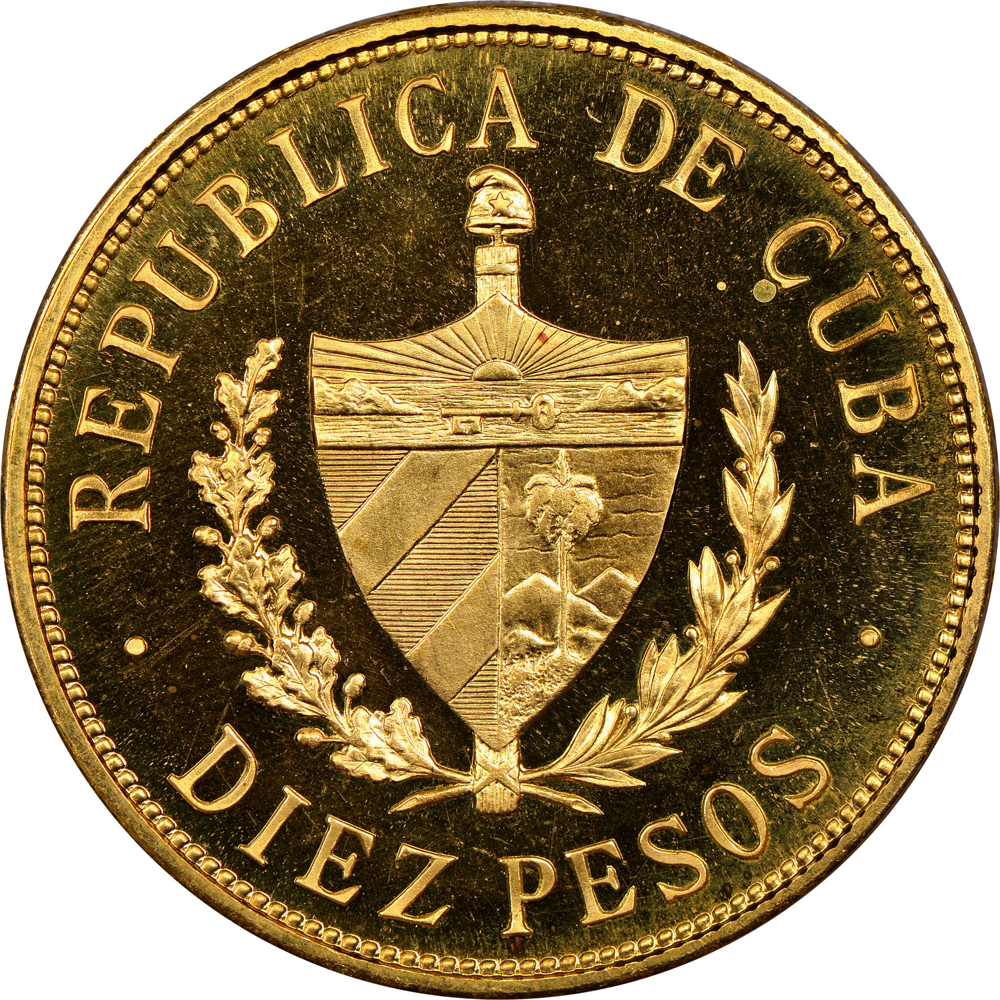 1915-1916 Cuba 10 Pesos KM 20 Prices & Values | NGC