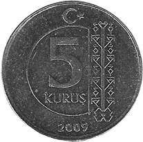 Turkey 5 Kurus KM 1240 Prices & Values | NGC