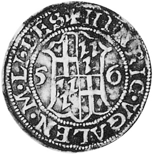 Livonia LIVONIAN ORDER Ferding, 1/4 Mark = 4 Schilling MB 51 Prices