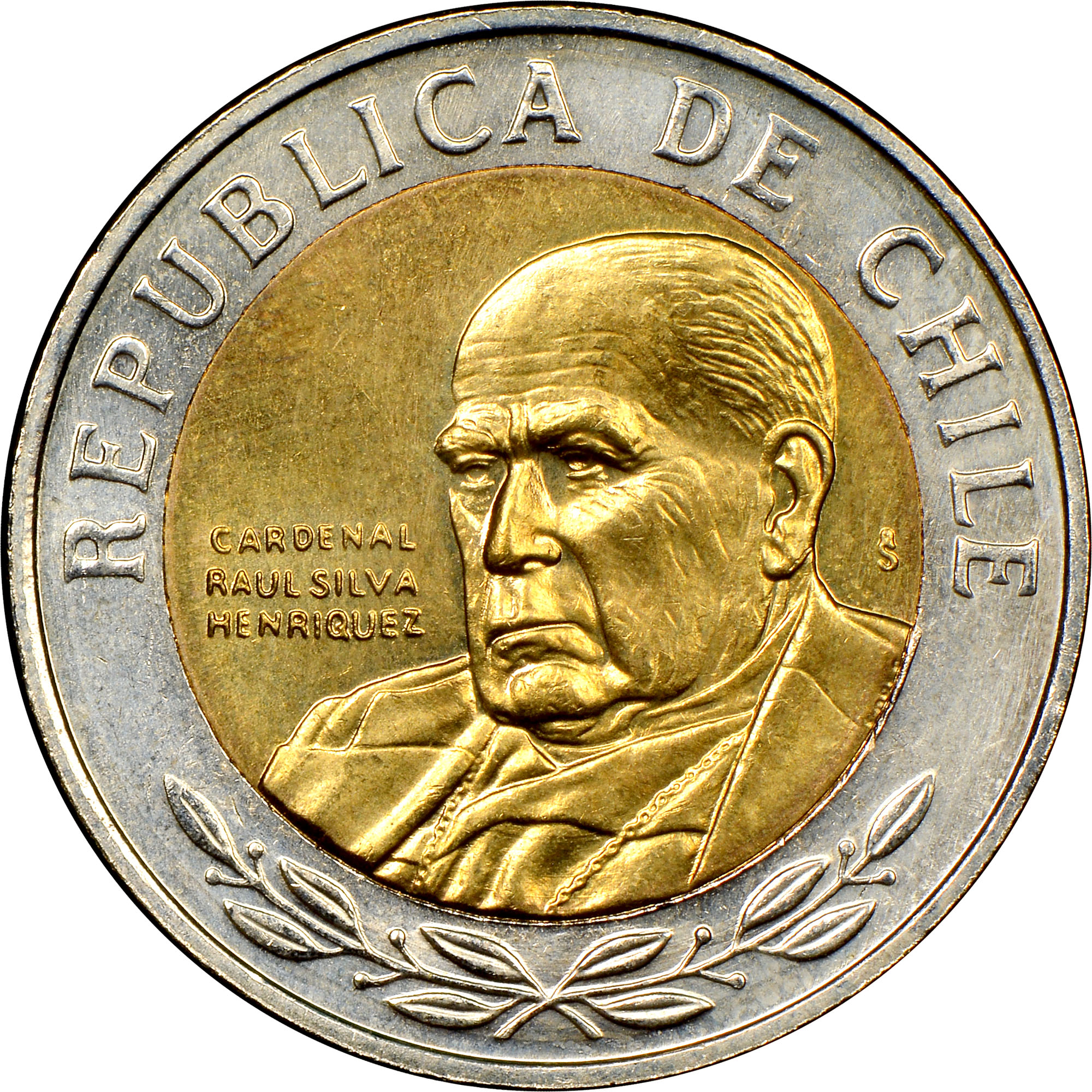 Chile 500 Pesos KM 235 Prices Values NGC Chile 500 Pesos KM 235 Prices Values NGC