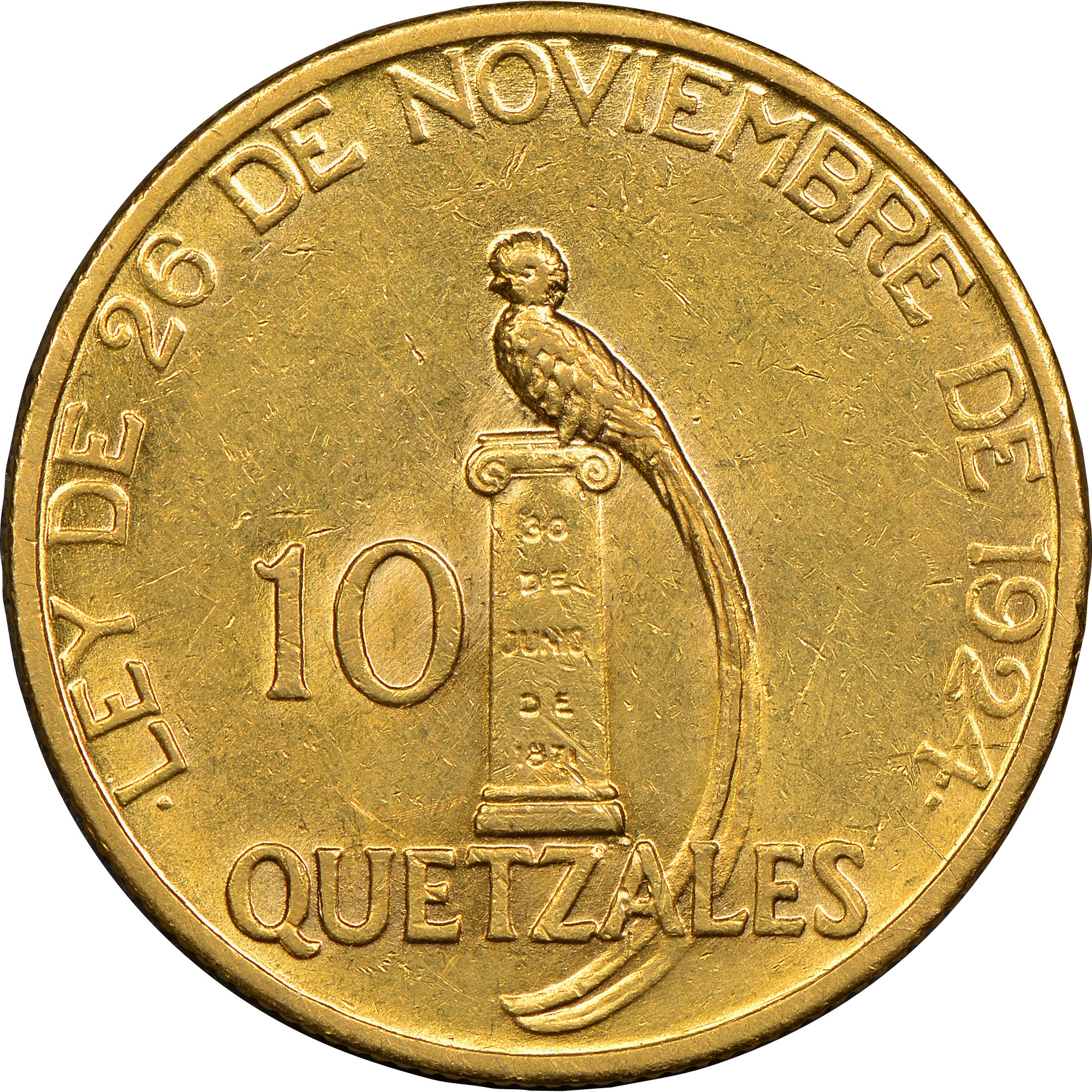 Guatemala 10 Quetzales KM 245 Prices & Values | NGC