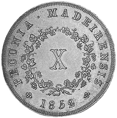 Madeira Islands 10 Reis KM 2 Prices & Values | NGC