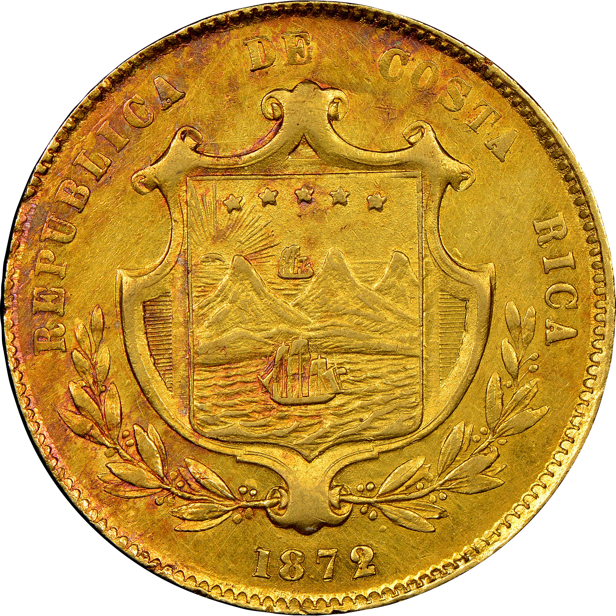 Costa Rica 10 Pesos KM 115 Prices & Values | NGC