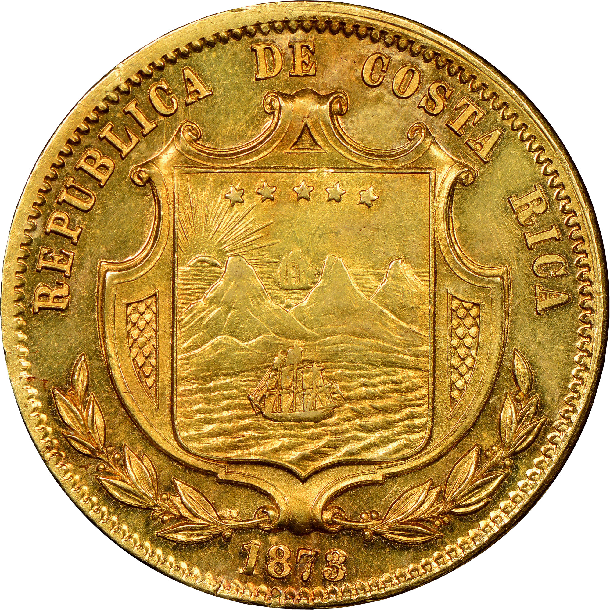 Costa Rica 20 Pesos KM 119 Prices & Values | NGC