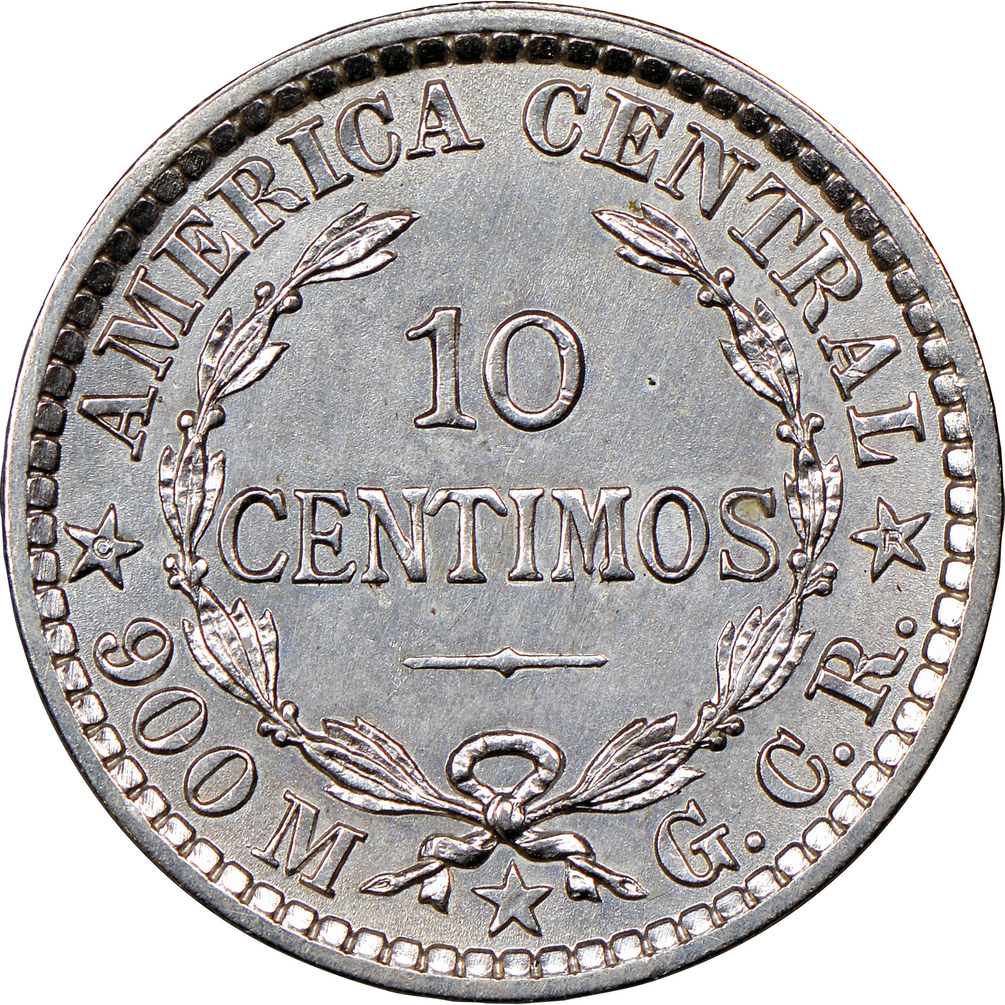 Costa Rica 10 Centimos KM 146 Prices & Values | NGC
