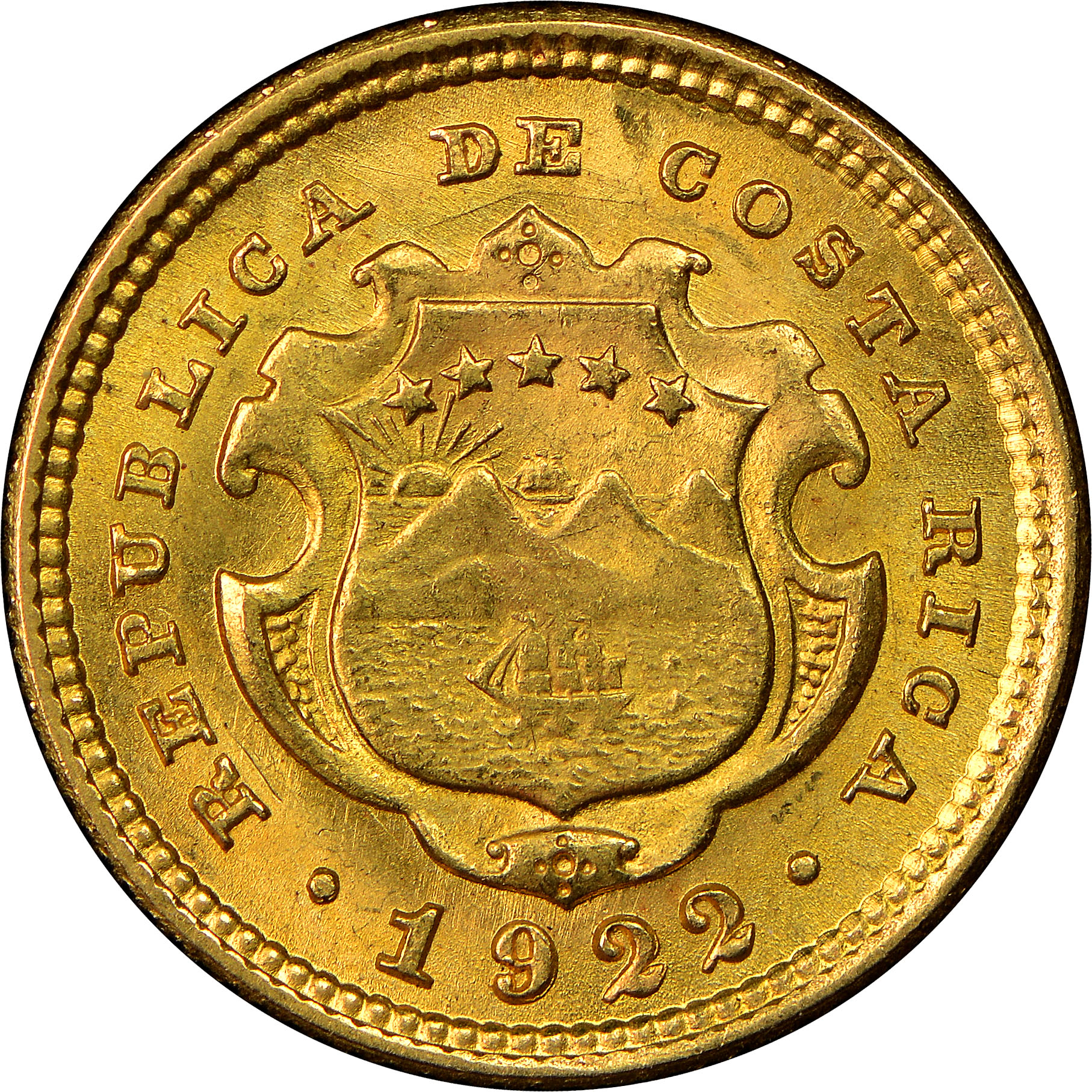 Costa Rica 2 Colones KM 139 Prices & Values | NGC