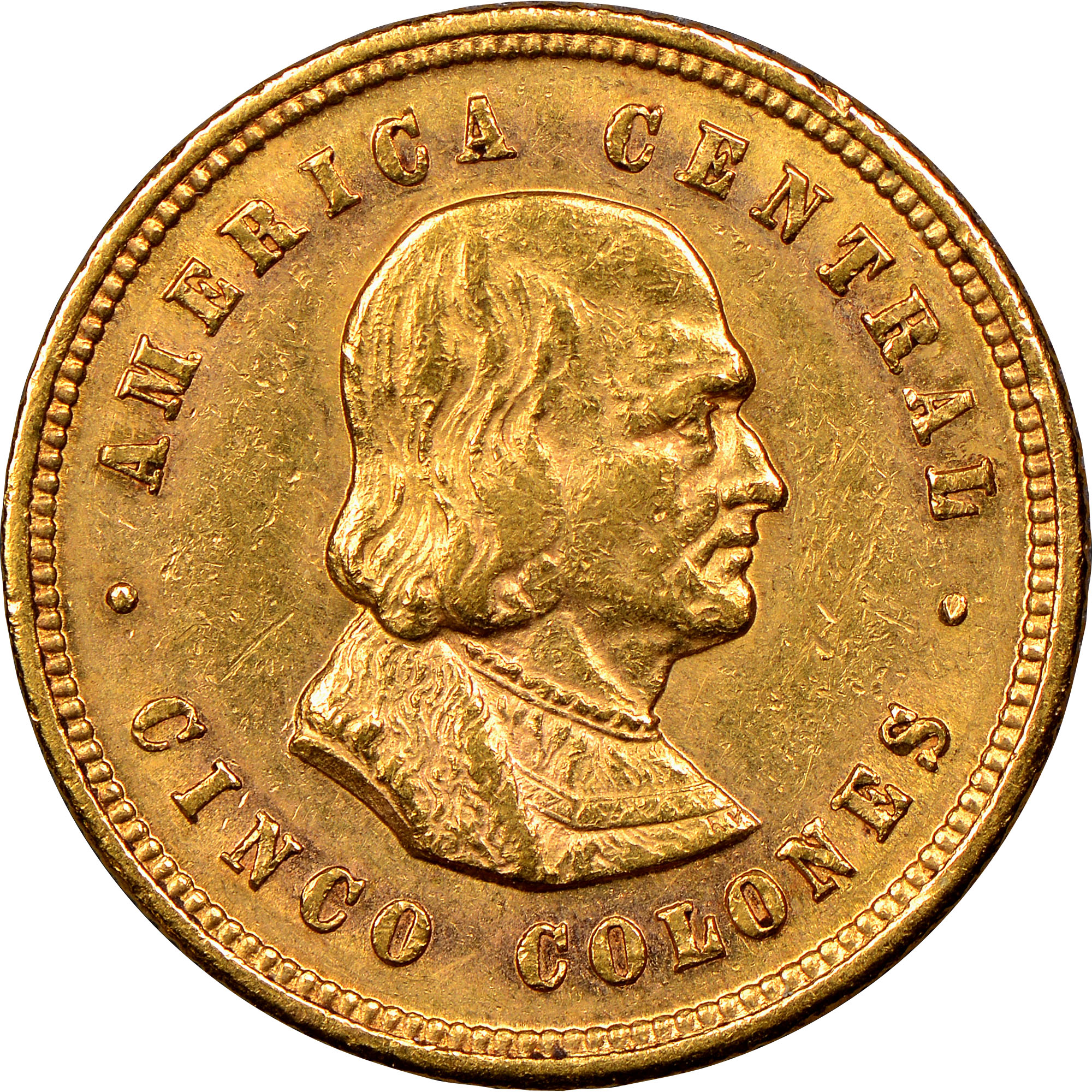 Costa Rica 5 Colones KM 142 Prices & Values | NGC