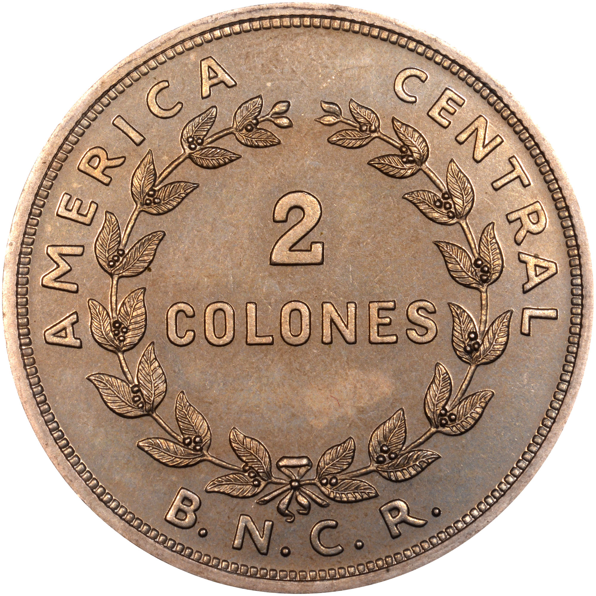 Costa Rica 2 Colones KM 183 Prices & Values | NGC