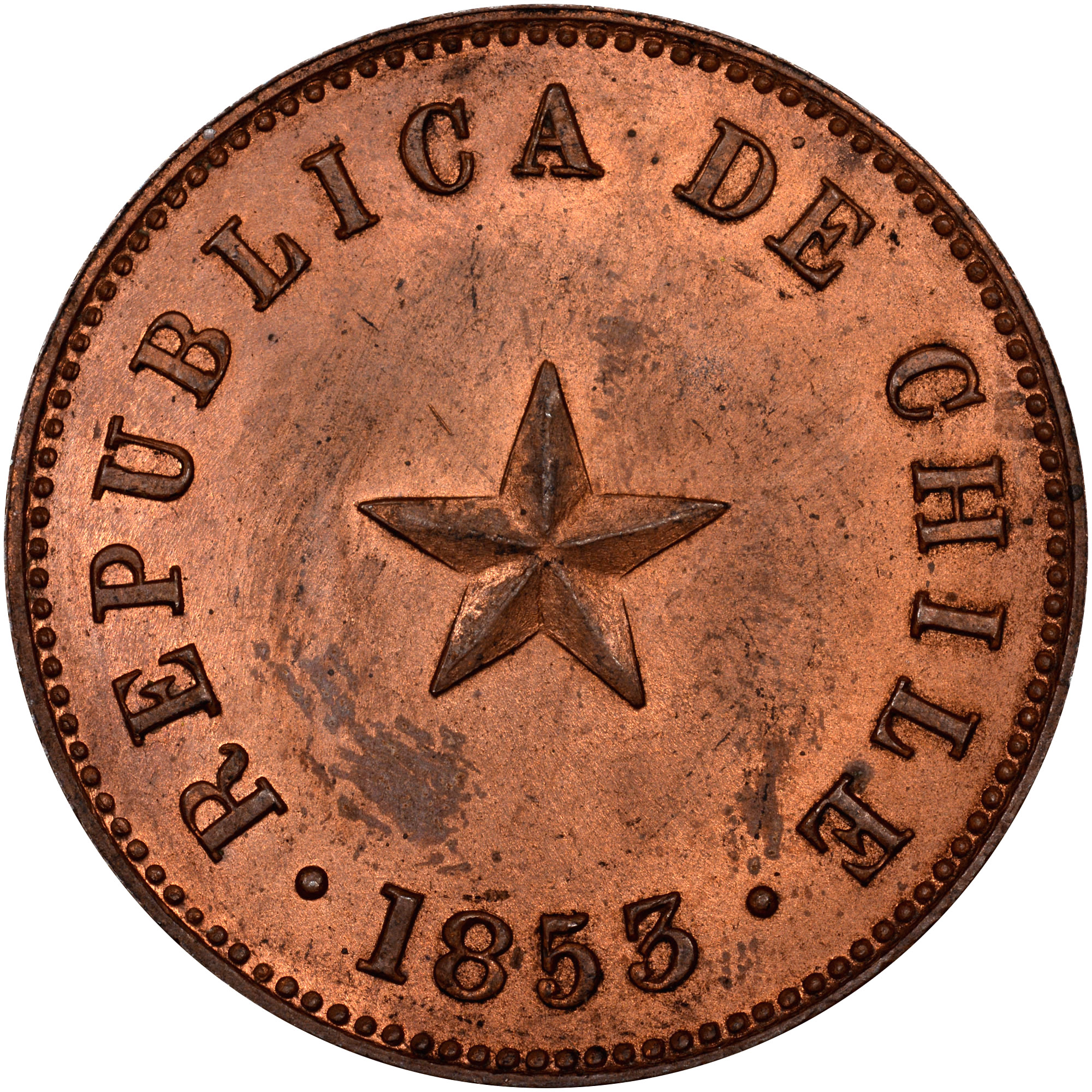 Chile 1/2 Centavo KM 126 Prices & Values | NGC