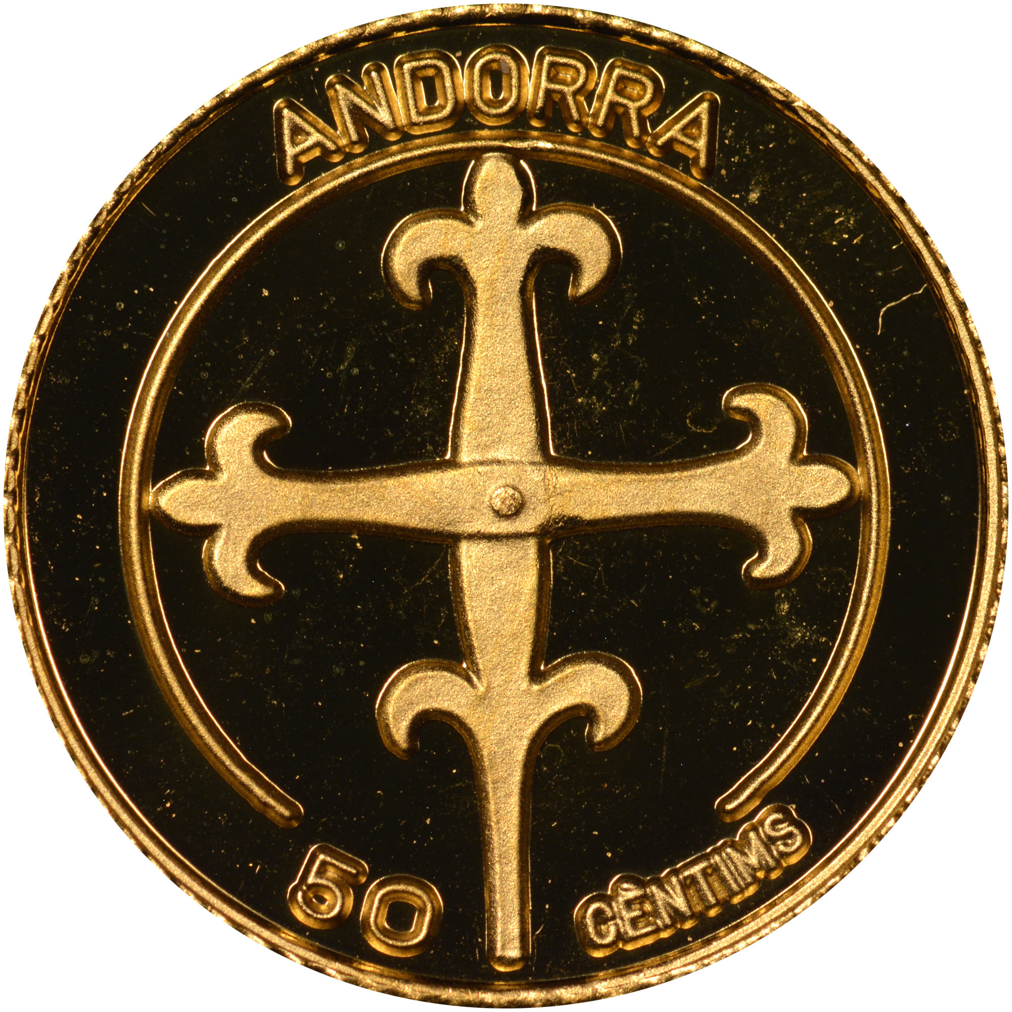 Andorra 50 Centims KM 134 Prices & Values | NGC