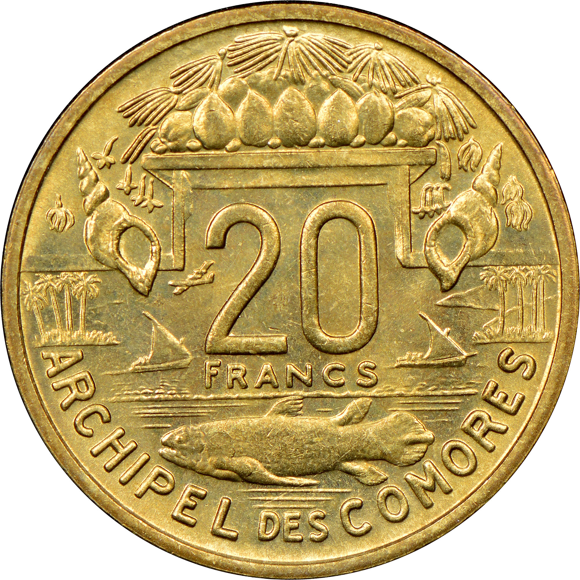 Comoros 20 Francs KM 8 Prices & Values | NGC