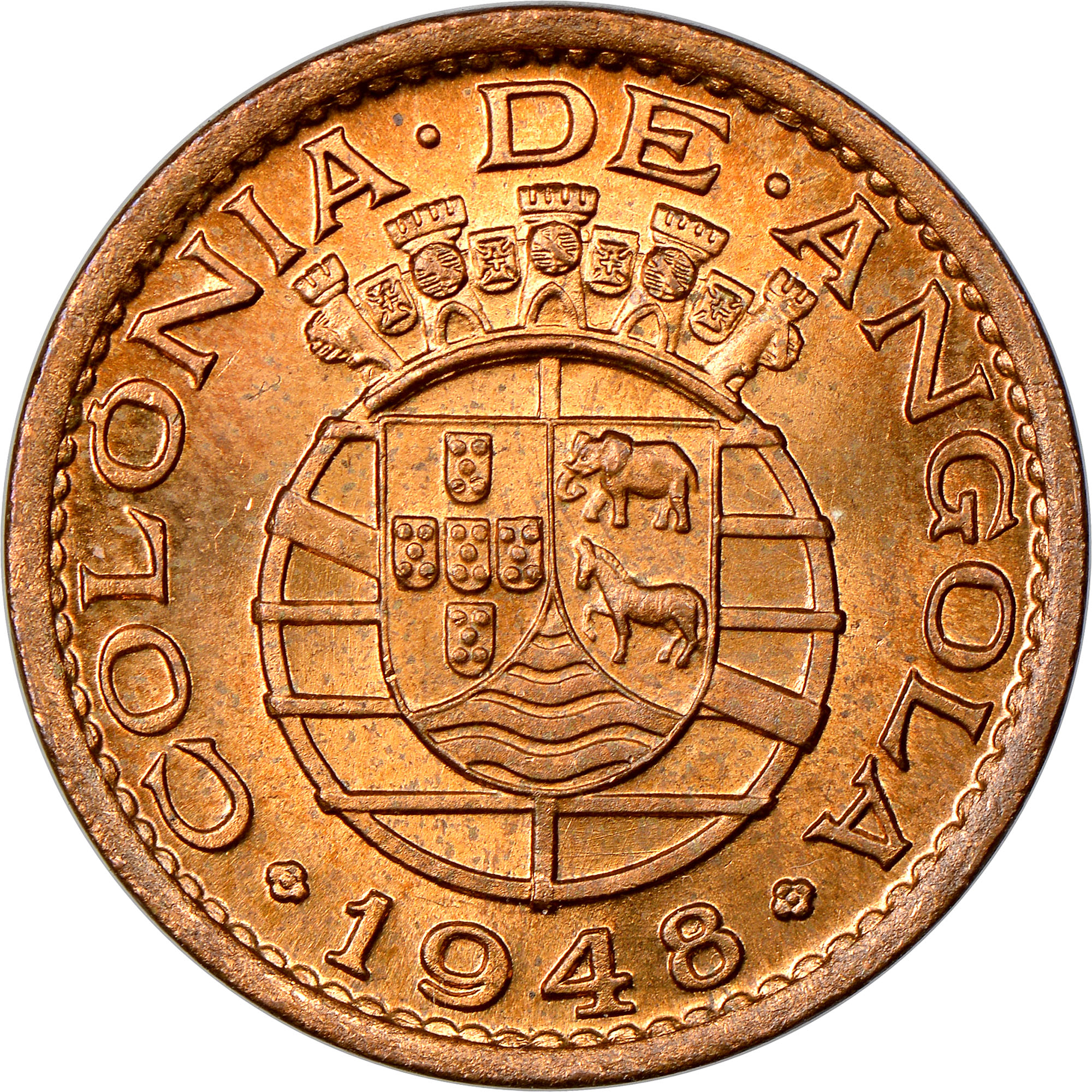 Angola 20 Centavos KM 71 Prices & Values | NGC