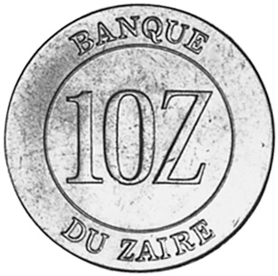 Zaïre 10 Zaires KM 19 Prices & Values | NGC
