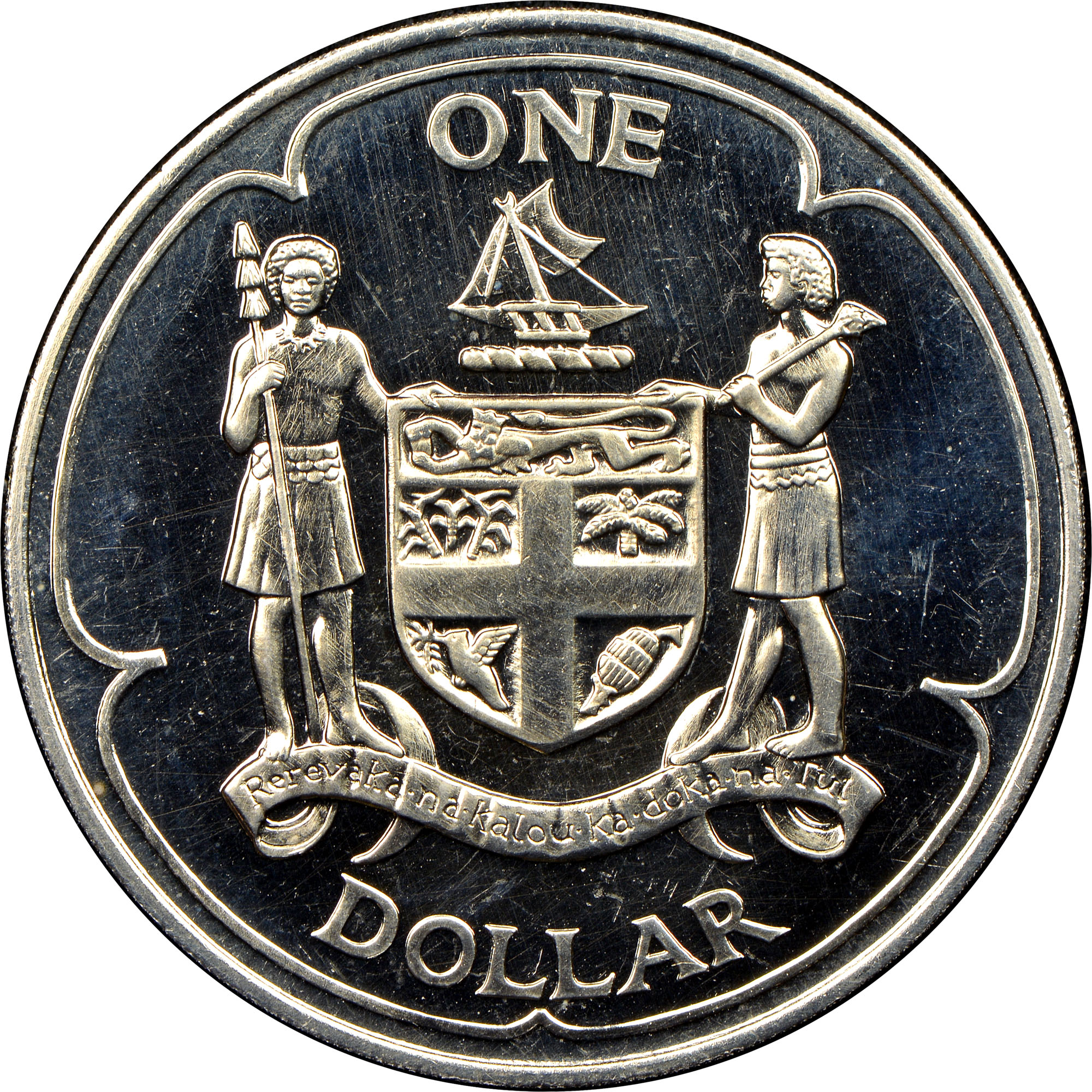 Fiji Dollar KM 32 Prices Values NGC Fiji Dollar KM 32 Prices Values NGC