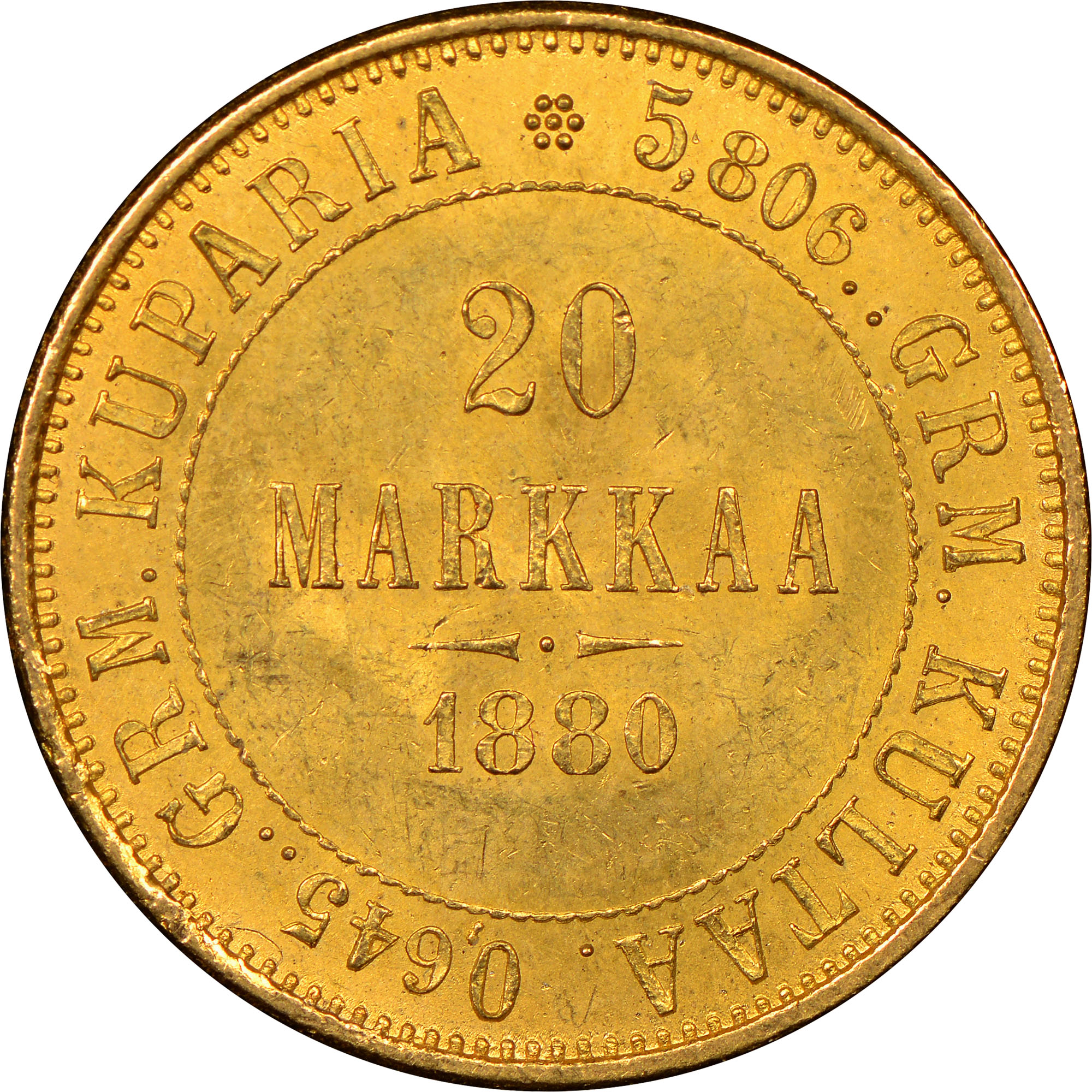 Finland 20 Markkaa KM 9.2 Prices & Values | NGC