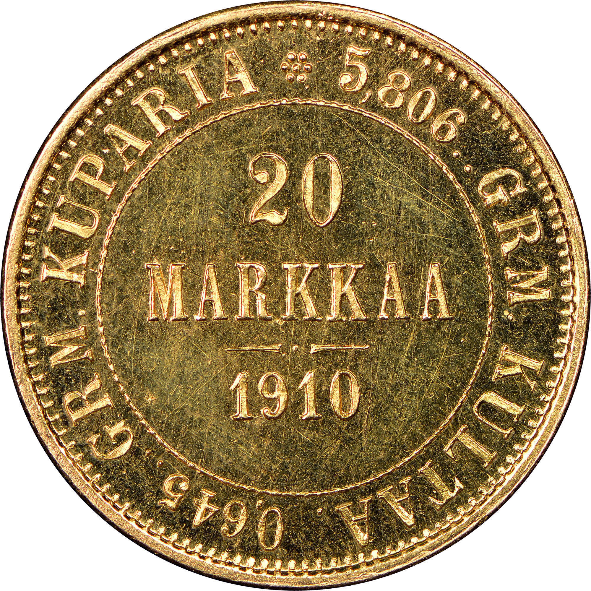 Finland 20 Markkaa KM 9.2 Prices & Values | NGC