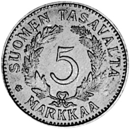 Finland 5 Markkaa KM 31a Prices & Values | NGC