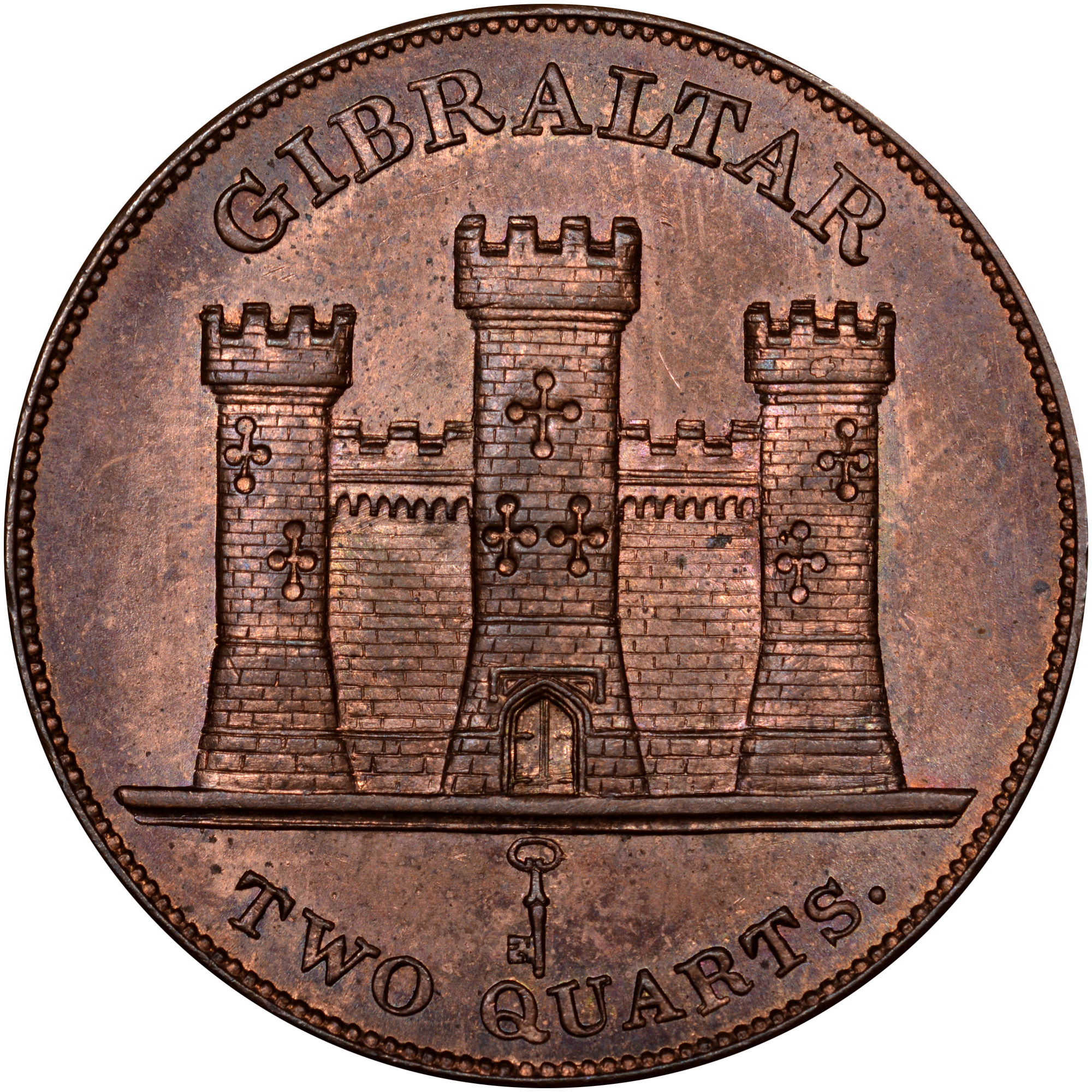 Gibraltar 2 Quarts KM 3 Prices & Values | NGC