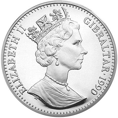 Gibraltar Crown KM 46 Prices & Values | NGC