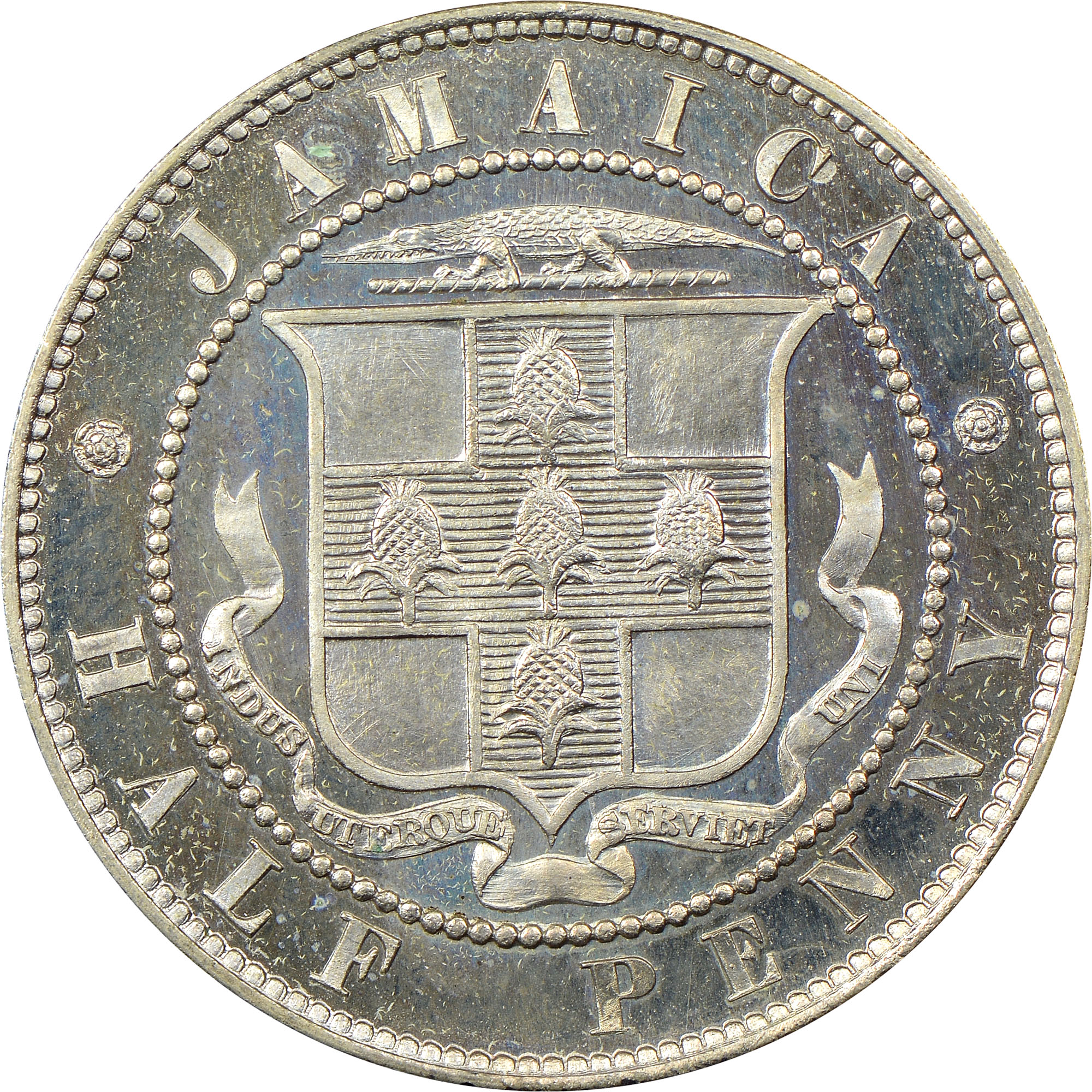 Jamaica 1/2 Penny KM 16 Prices & Values | NGC