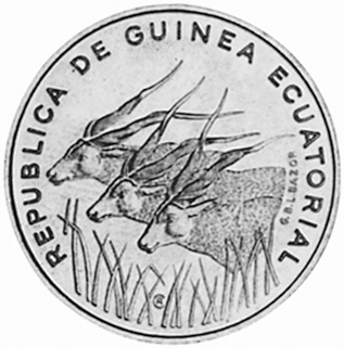Equatorial Guinea 25 Francos KM E29 Prices & Values | NGC