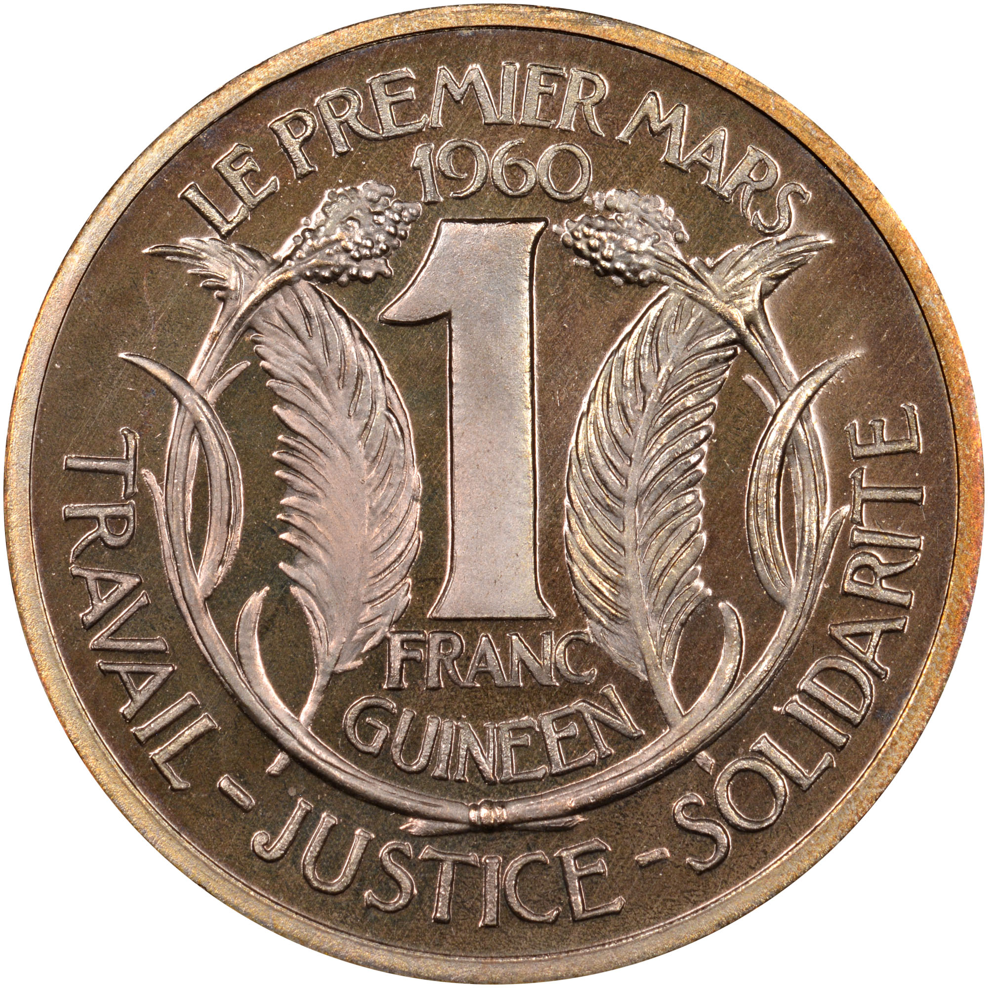 Guinea Franc KM 4 Prices Values NGC