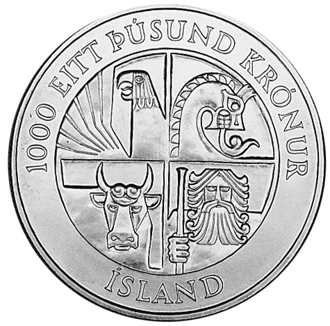 Iceland 1000 Krónur KM 21 Prices & Values | NGC